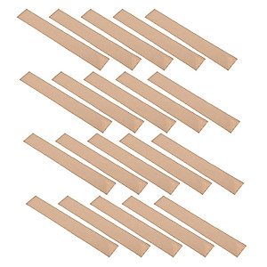 Cabilock 200Pcs Kraft Paper Chopsticks Sleeve Portable Chopsticks Pack Reusable Chopsticks Cover Paper Chopstick Bog Pouch for Straws Cutlery Spoon 22cm