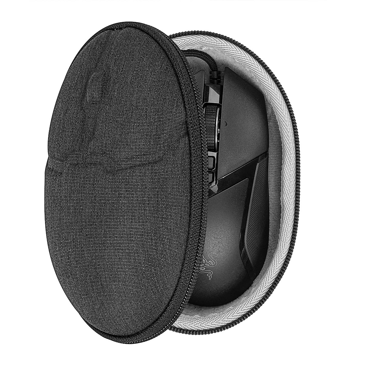 Geekria Mouse Case, Hard Shell Travel Carrying Case for Gaming Office Mouse, Compatible with Razer Basilisk V3 / Viper V3 Pro/Naga V2 / DeathAdder V3 / Orochi V2, HyperX Pulsefire Haste