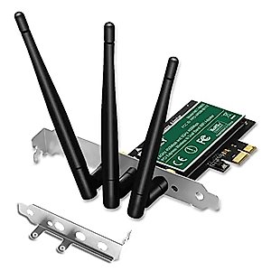 NETELY Wireless Dual Band 900Mbps PCI Express (PCIE) WiFi Adapter for Windows 7, 8.x, 10, 11 32/64bit and Linux Desktop PCs, PCIE WiFi Card, Qualcomm Atheros AR938X Wireless Network Adapter (NET-N900)