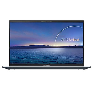 ASUS ZenBook 14 Ultra-Slim Laptop 14” Full HD NanoEdge Display, Intel Core i7-1165G7, 8GB RAM, 512GB PCIe SSD, NumberPad, Thunderbolt 4, Windows 10 Home, AI noise-cancellation, Pine Grey, UX425EA-EH71