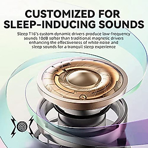 Mudtun Sleep Earbuds for Side Sleepers, Smallest Invisible Earbuds Comfortable Noise Blocking, Tiny Mini Side Sleepers Wireless Hidden Headphones Small Ears Sleep Buds with Charging Case (Green)