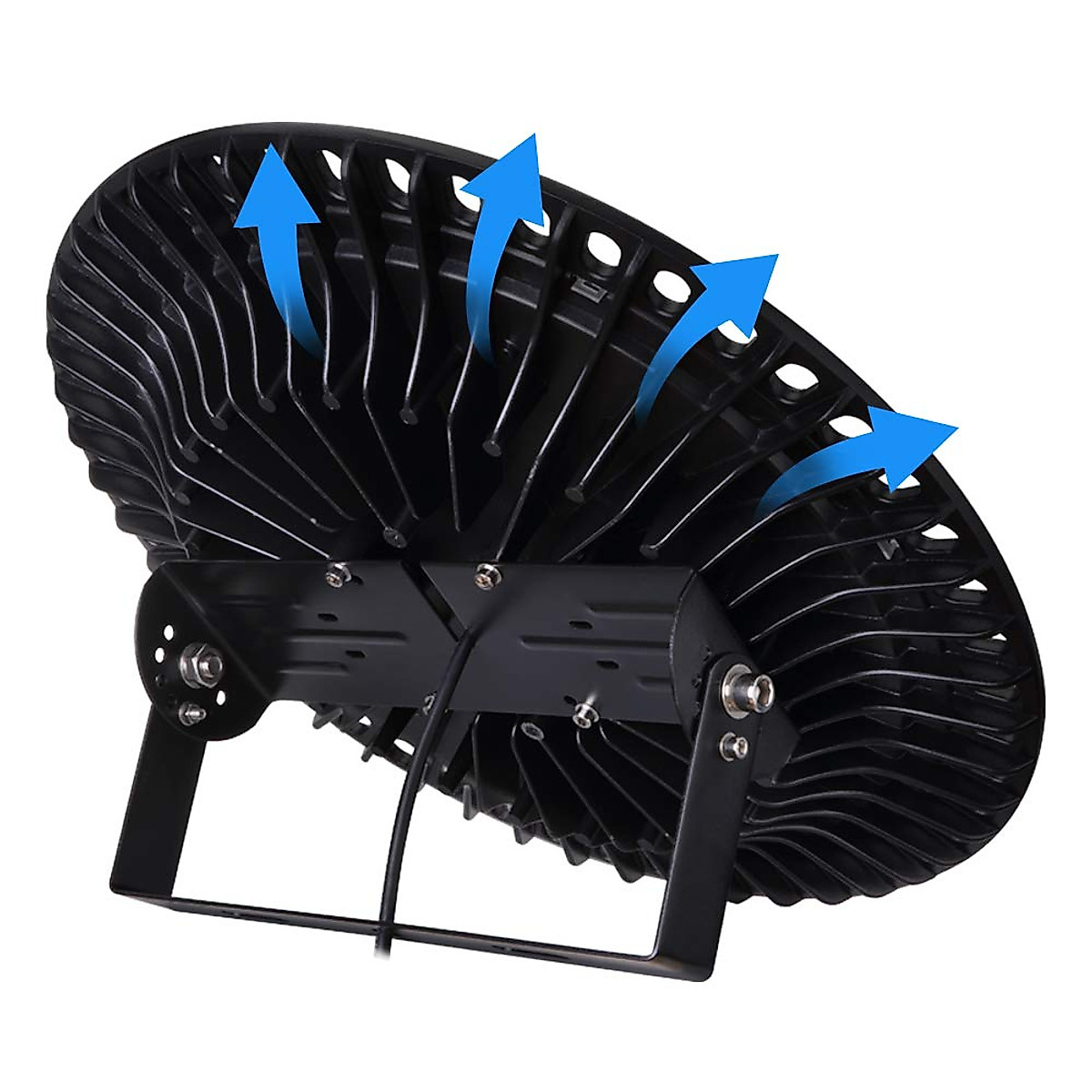 500W UFO LED High Bay Light,50000 Lumen,6000-6500K,IP54, Waterproof Dust Proof, Warehouse LED Lights High Bay Lighting for Garage, Factory, Gymnasium, Basement, Parking（Newest Design ）