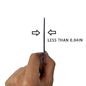 DEEZOMO 10 PCS RFID Blocking Sleeves, Credit Card Holder for Women Men Protect Cards Identity from Electronic Theft Travel Case Set (Marble Style