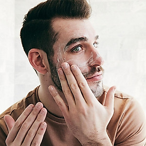 Brickell Men's Daily Defense SPF20 Face Moisturizer for Men, Natural & Organic, Zinc Oxide Face Moisturizing Mineral Sunscreen, Hydrates & Protects Skin Against Harmful UVA/B rays, 3.4oz, Unscented