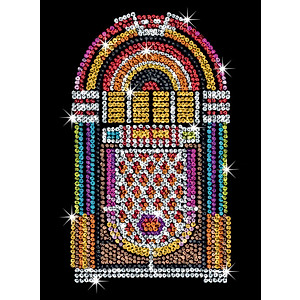 Sequin Art Orange Jukebox Sparkling Arts & Crafts Picture Kit