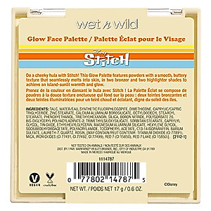 wet n wild Disney Lilo And Stitch Highlighter Face Makeup Palette, Hula Honey Glow