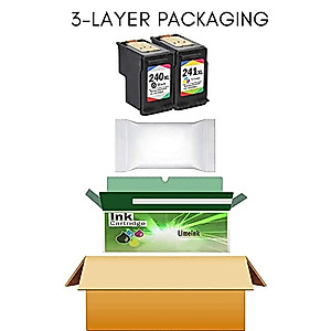 Limeink Remanufactured Ink Cartridges Replacement for Canon 240xl 241xl Combo Pack for Cannon 240-241 Printer Ink Cartridge for Canon MG3600 Ink Cartridges PG 240xl Black Pixma MG3620 Ink Cartridge