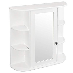 Kcelarec Bathroom Medicine Cabinet, Wall Mounted Storage Cabinet,Mirror Cabinet for Bathroom Living Room, Bathroom Mirror Wall Cabinet