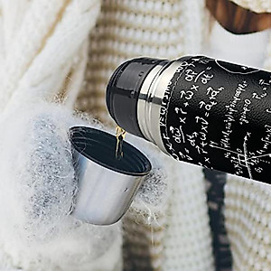Insulated Water Bottle,Thermos for Hot Drinks,Formula Math Equation,Coffee thermos Stainless Steel Water Bottle