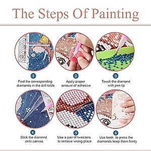 YEEWArt Day of The Dead Diamond Art Painting Kits for Adults Skeleton Couple Kissing Full Drill Diamond Dots Art for Beginners Round 5D Paint with Diamonds Pictures Gem Art Painting Kits 20x24inch