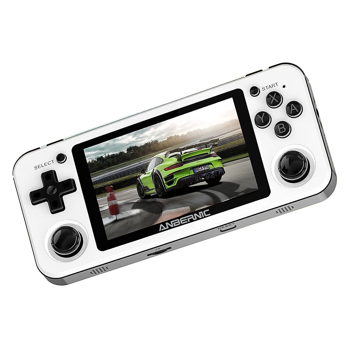 DREAMHAX RG351P Handheld Game Console with 64G TF Card 2500 Classic Games 3.5 Inch IPS Screen 3500mAh Battery, Video Games Player with Open Source System RK3326 Chip Quad-core 1.5GHz (Black)