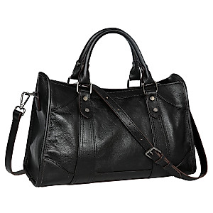 Iswee Canvas Womens Bucket Bag Shoulder Handbags Hobo Ladies Purses Fashion Tote Purse (Dark Gray)