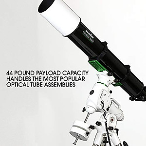 Sky-Watcher EQ6-R – Fully Computerized GoTo German Equatorial Telescope Mount – Belt-driven, Motorized, Computerized Hand Controller with 42,900+ Celestial Object Database