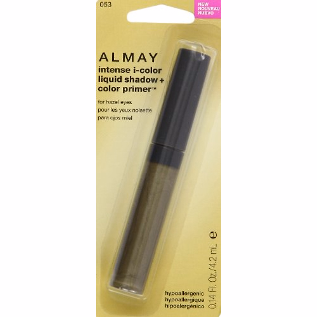 Almay Intense I-Color Liquid Shadow Plus Color Primer, For Hazel Eyes, 0.14 Fluid Ounce