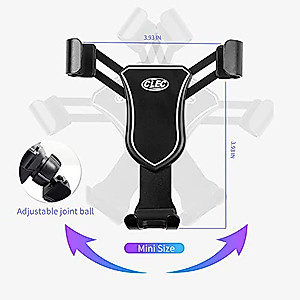 KUCOK Car Phone Holder Mount Fit for Toyota Highlander 2014/2015/2016/2017/2018/2019,Cell Phone Holder Air Vent Dash Mount with iPhone 4.7-6.7 Inch Smart Phone,Custom Fit Auto Phone Mount