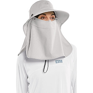 Coolibar UPF 50+ Women's Men's Stevie Ultra Sun Hat - Sun Protective (One Size- Carbon)