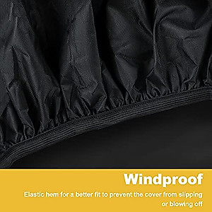 tonhui Grill Cover for Weber Traveler Portable Gas Grill 9010001, Outdoor Heavy Duty Waterproof Oxford Fabric Weather Resistant