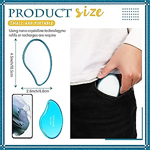 ToNewBe Crystal Hair Eraser for Women and Men, Reusable Crystal Hair Remover, Magic Painless Exfoliation Hair Removal Tool, Magic Hair Eraser for Back Arms Legs