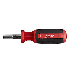 Milwaukee Metric Hex Key 9-in-1 Multi Magnetic Bit Screw Driver 9 Inch.