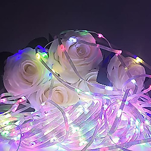 YASENN Christmas Lights Smart String Lights Bluetooth APP Controlled 800 LED 260 FT Fairy Lights Plug in for Outdoor Indoor Garden Christmas Decoration Multicolor