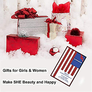 DAODER Magnetic Eyelashes Magnetic Lashes with 4 Tubes Eyeliner Kit 6 Magnets Natural Dramatic Lashes Mixed Wispy Long False Eyelashes Reusable 10 Pairs