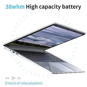 SGIN Laptop 4GB DDR4 128GB SSD, 15.6 Inch Windows 11 Laptops with Celeron Processor(Up to 2.5GHz), FHD 1920x1080 IPS, 2xUSB 3.0, Dual Band WiFi, Bluetooth