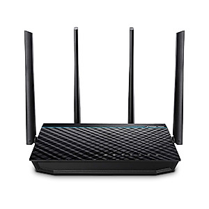 ASUS AC1700 WiFi Gaming Router (RT-ACRH17) - Dual Band Gigabit Wireless Router, 4 GB Ports, USB 3.0 Port, Gaming & Streaming, Easy Setup, Parental Control, MU-MIMO