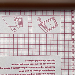 Yifely Solid Brown Furniture Paper Self-Adhesive Shelf Liner Wardrobe Sticker 17.7 Inch by 9.8 Feet