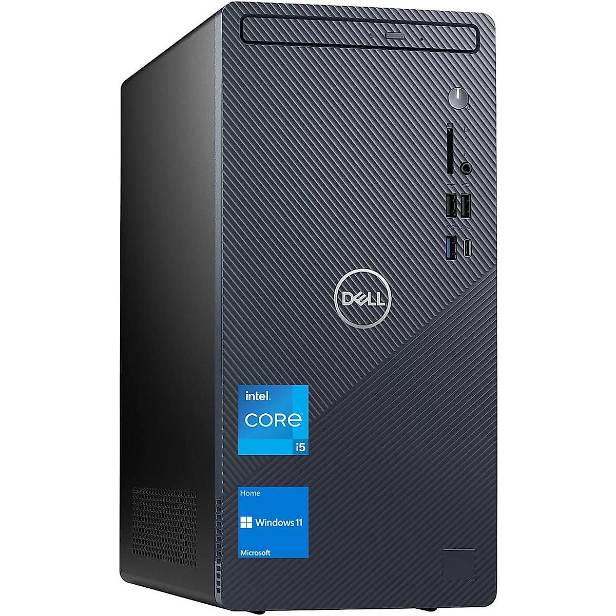 Dell Inspiron 3000 Series 3910 Desktop, 12th Gen Intel Core i5-12400 Processor, 32GB DDR4 RAM, 512GB SSD, HDMI, DP, DVD, Bluetooth, Wired Keyboard&Mouse, Wi-Fi 6, Windows 11 Home, Black