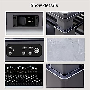 Outdoor Garden Heater Heater Coffee Table, Rectangular Ceramic Heater Coffee Table with Slate Top, Liftable Electric Heater Table with Thermostat, Timer and Remote Control Patio He