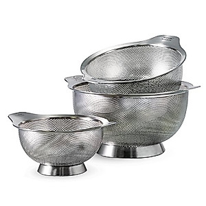 Tramontina Colanders Stainless Steel 3-Pack, 80206/556DS
