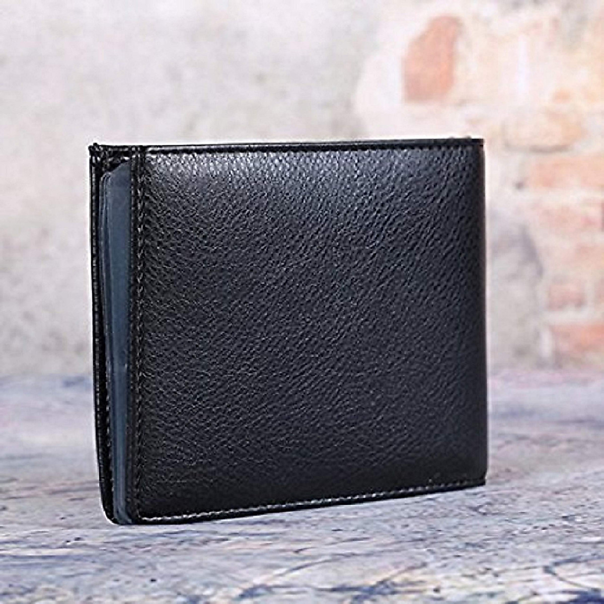 ALLmuis Amazing Men and Women Slim Leather wonder Wow Wallet - Credit Card Protector - RFID Blocking Case