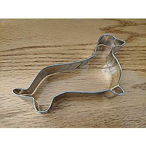 Exclusive Dachshund Dog Cookie Cutter, Real Dachshund Shape 6" Long (Set of 2)