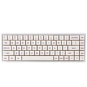 YUNZII KC68 Hot Swappable Mechanical Keyboard 68-Key Gaming Keyboard with NKRO, RGB Backlit for Mac/Win/Gamers (Gateron Black Switch, Lavender)
