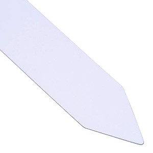 100 Pcs 4 Inch Plastic Nursery Garden Stake Tags Plant Seed Garden Labels Pot Marker White