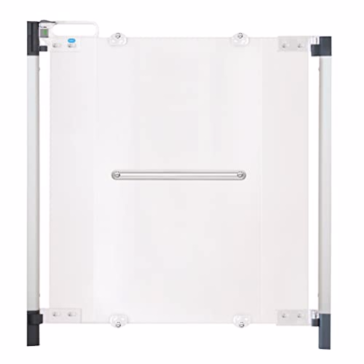 Qdos Crystal Designer Baby Safety Gate - Meets Tougher European Standards - Modern Design and Unparalleled Safety - Beauty & Safety Together at Last - Simple Installation | Hardware Mount