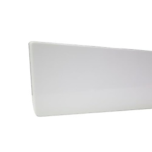 Design House 550905 Universal Cultured Marble Side Splash 21.5 inch, Solid White