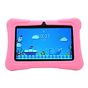 DAUERHAFT Cute Kids Tablet, 7 Inch Children Tablet Quad Core Dual Camera 3000mAh Battery for Boys (US Plug)