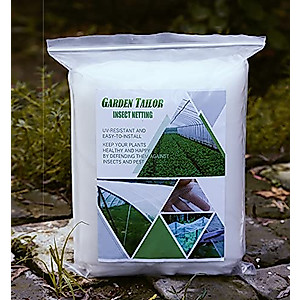 Garden Netting Pest Barrier: 4'x10' Fine Bug Netting for Garden Protection Row Cover Raised Bed Screen Mesh Greenhouse Mosquito Net, Protecting Tree Plants Vegetable Flowers Fruits