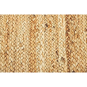 HOMEMONDE Jute Runner Rug 2x6 feet Braided Handmade Hallways Area Rug for Living Room, Bedroom and Kitchen