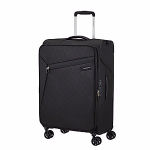 Samsonite Suitcase, Black (Black), Spinner M (66 cm-67/73 L)