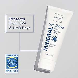 Obagi Sun Shield Hypoallergenic Mineral Sunscreen – Broad Spectrum SPF 50 Protection from the Sun – Sheer, Quick-Absorbing Formula – 3 oz