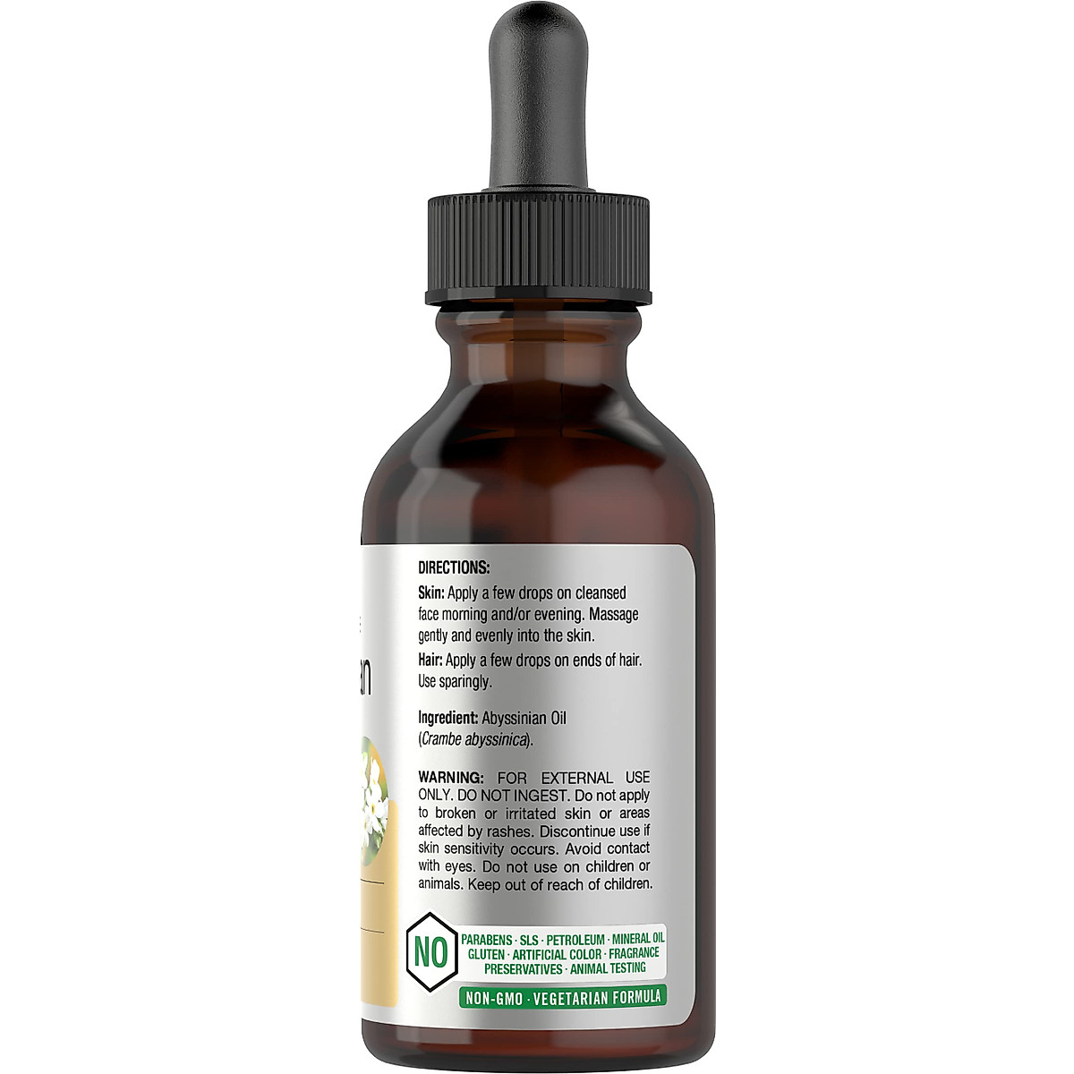 Horbaach Abyssinian Oil | Hair and Skin Oil | Paraben, SLS and Fragrance Free | from Crambe Abyssinica Seed