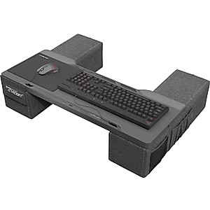 Couchmaster CYCON² Fusion Grey - Couch Gaming USB-Hub Desk for Mouse & Keyboard (for PC, PS4/5, Xbox One/Series X), Ergonomic lapdesk for Couch & Bed
