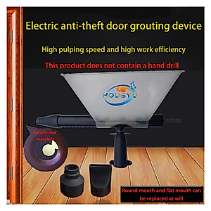 Electric Mortar Grout Gun Portable Pointing Grouting Caulking Sprayer with 5 Nozzles (Without Electric Drill)