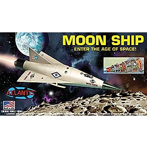 The Moon Ship Spacecraft 1/96 Scale Plastic Model kit Made in The USA