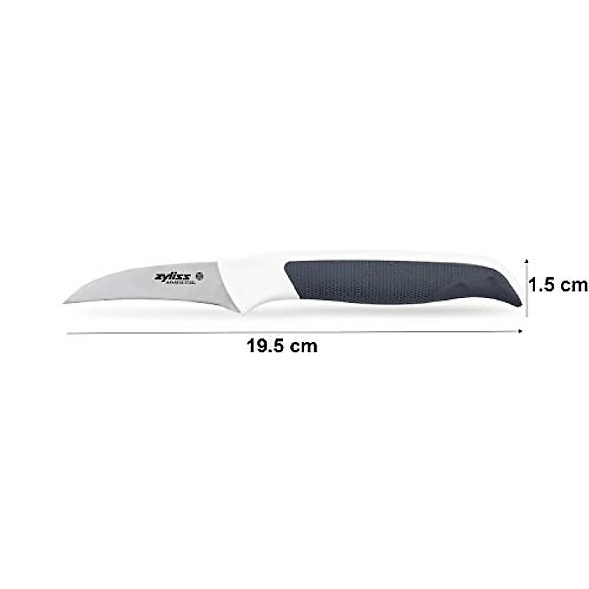 Zyliss E920209 Comfort Carving Knife | 18.5 cm/7.25 Inch | Japanese Stainless Steel | Black/White | Kitchen Knife/Meat Knife | Dishwasher Safe | 5 Year Guarantee