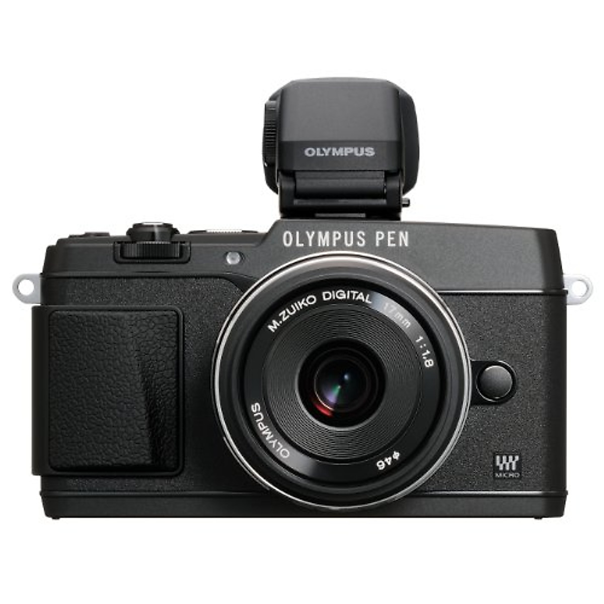 Olympus E-P5 16.1 MP Mirrorless Digital Camera with 3-Inch LCD and 17mm f/1.8 Lens (Black)
