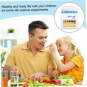 ULTECHNOVO 200 Pcs Ph Test Paper Ph Sticks Ph Testing Quality Test Strip Ph Level Test Kit Ph Monitoring Paper Drinking Water Test Paper Spa Kits Universal Test Paper Food Body