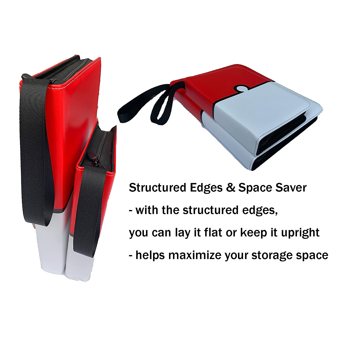 Binder for pokemon card binder of 720 Card Collection/9 Pocket Card Binder/Trading Card Binder/Card Album With Zipper,40 Sheets